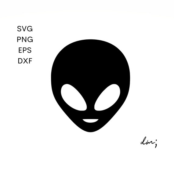 Alien SVG Svg Svg Files Alien PNG Alien EPS Alien Dxf | Etsy