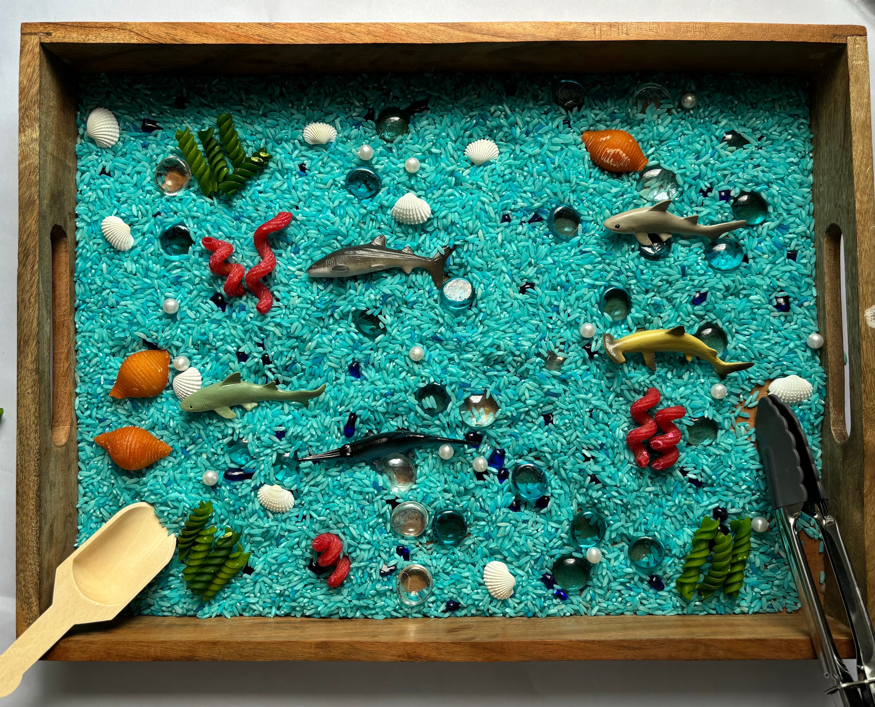 Ocean Sensory Bin Sensory Bin Sensory Play Shark Sensory Bin Ocean ...