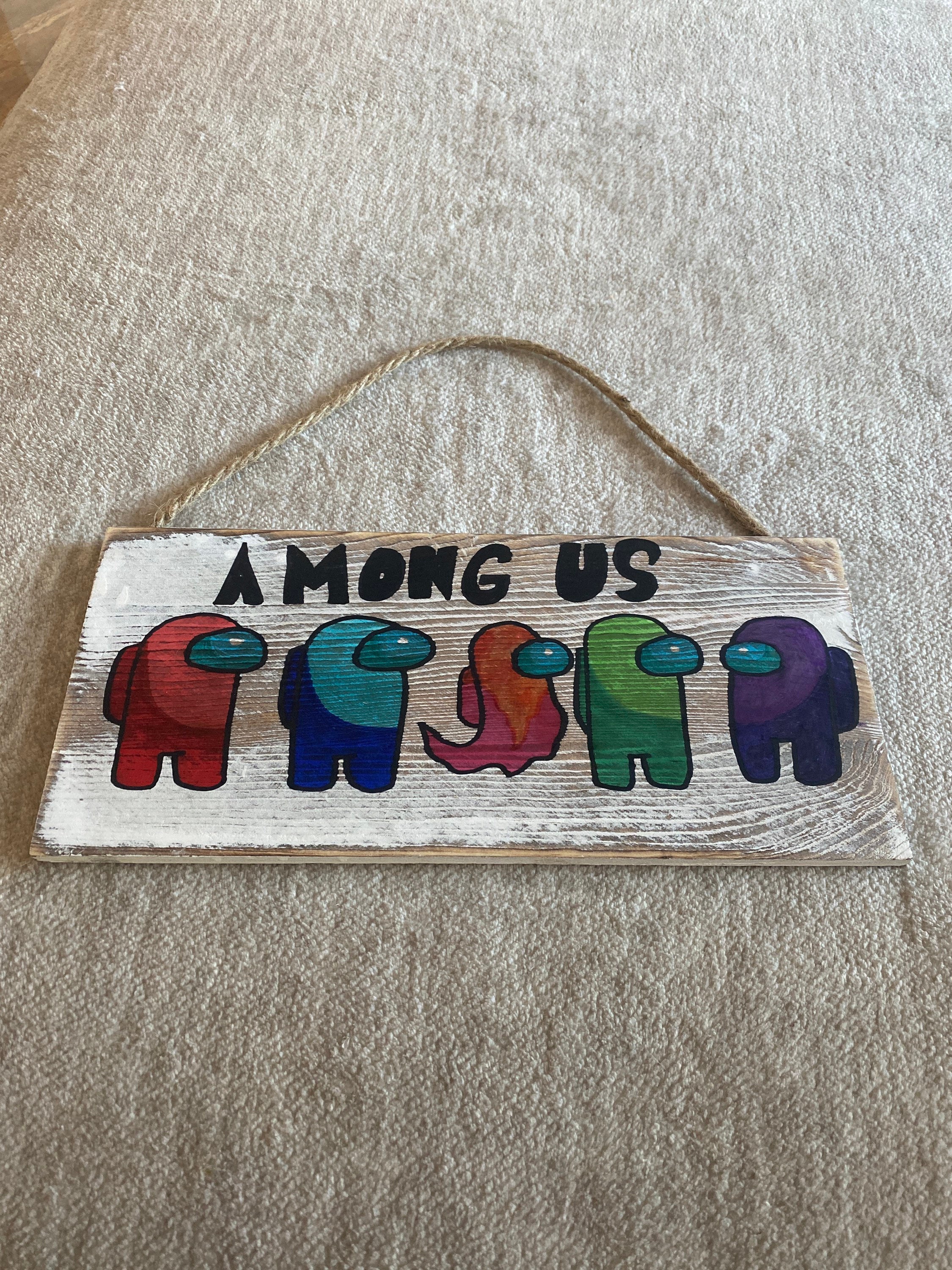 Among Us Door Hanger - Etsy
