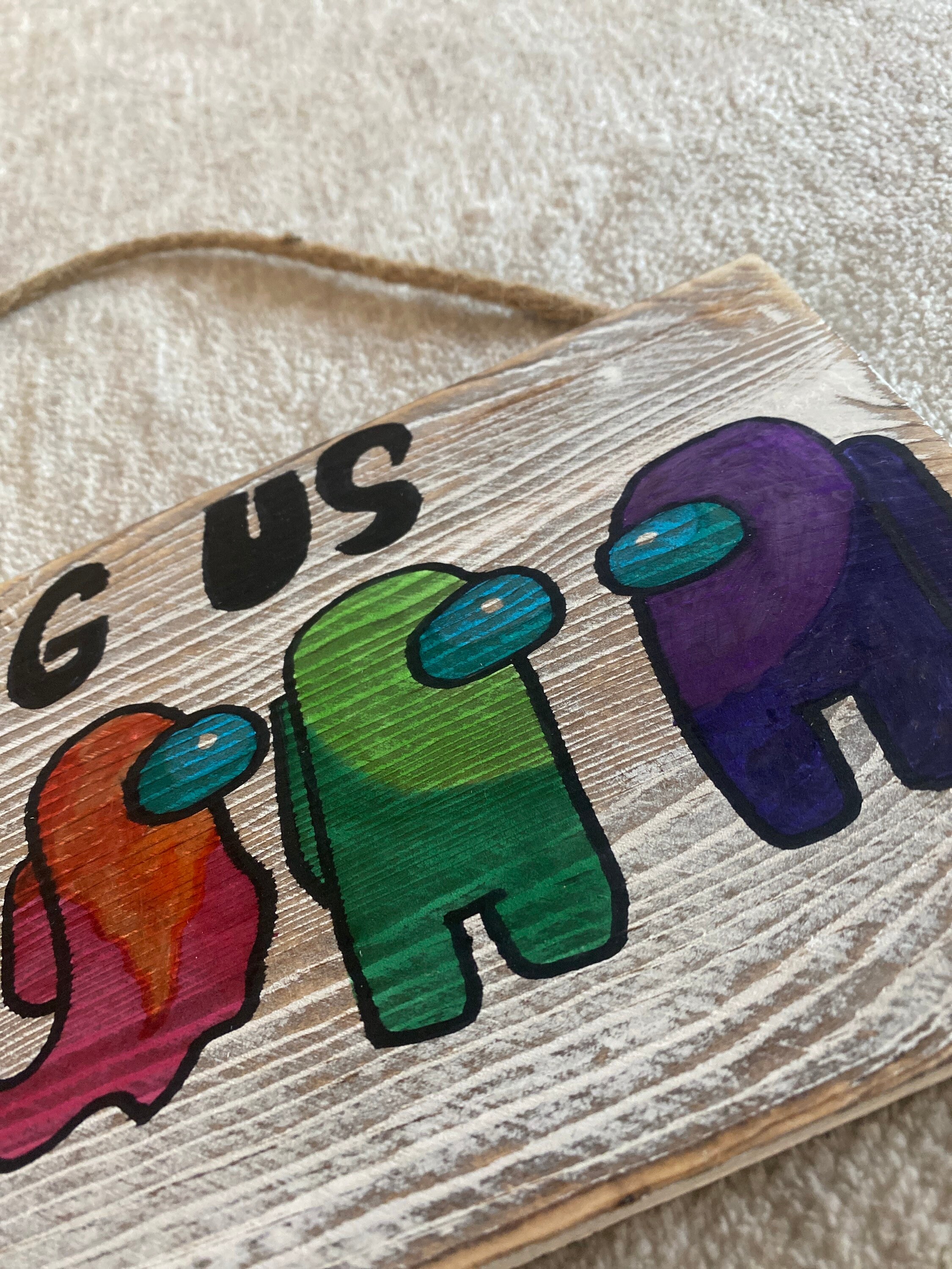 Among Us Door Hanger - Etsy