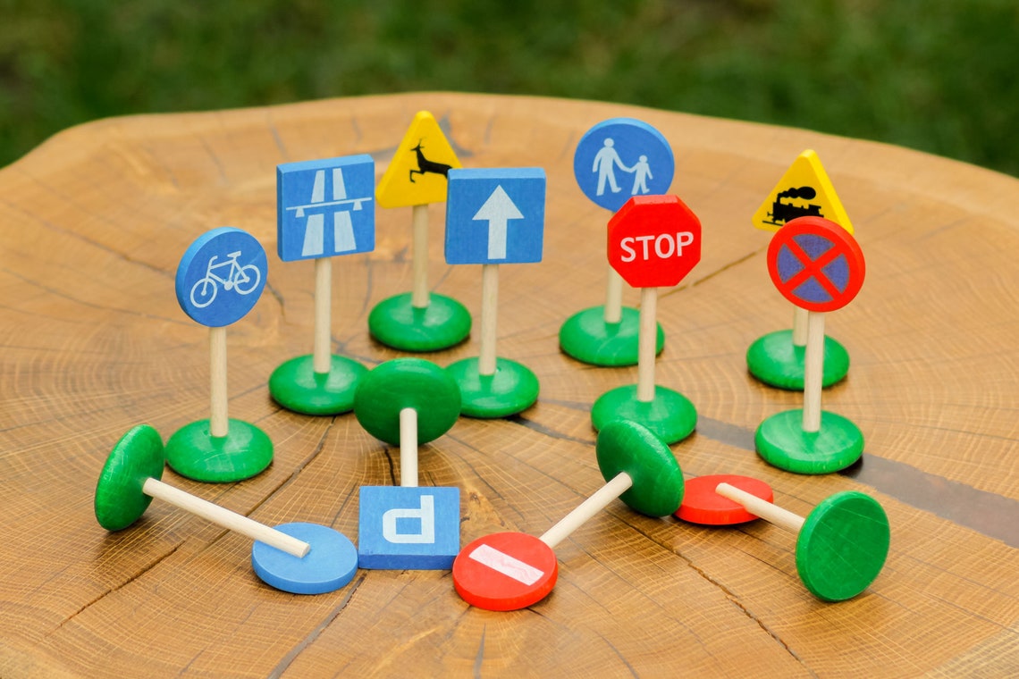 12 European Road Signs Wooden Road Signs - Etsy