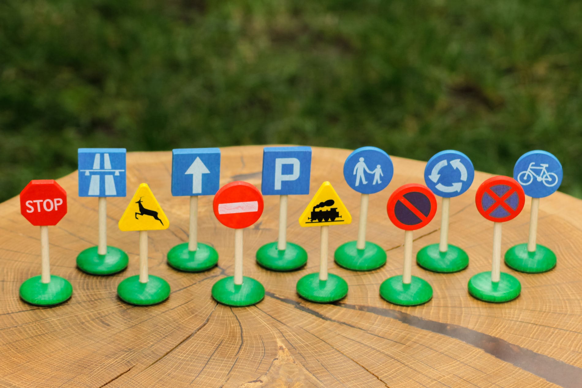 12 European Road Signs Wooden Road Signs - Etsy