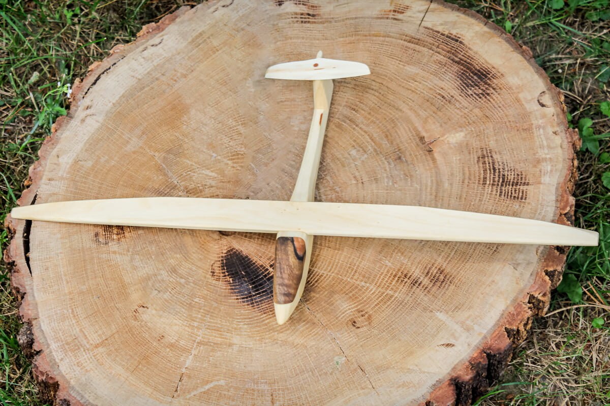 Handgefertigtes Segelflugzeugmodell aus Holz – Geschenk - Etsy.de