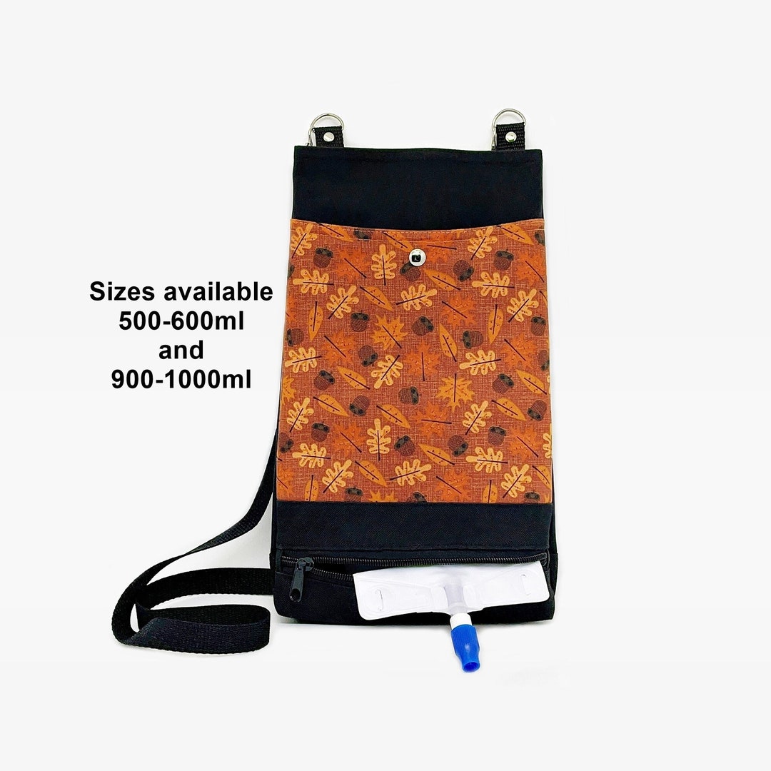 Open Bottom Drainage Bag Holder, Crossbody Catheter Bag Cover ...