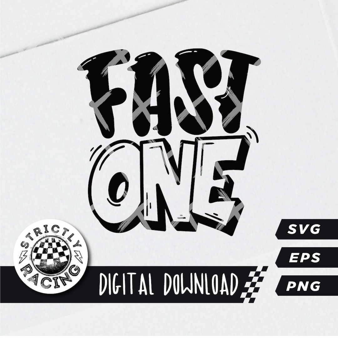 Fast One 1st Birthday SVG Dirt Bike Digital Design Cricut Silhouette ...