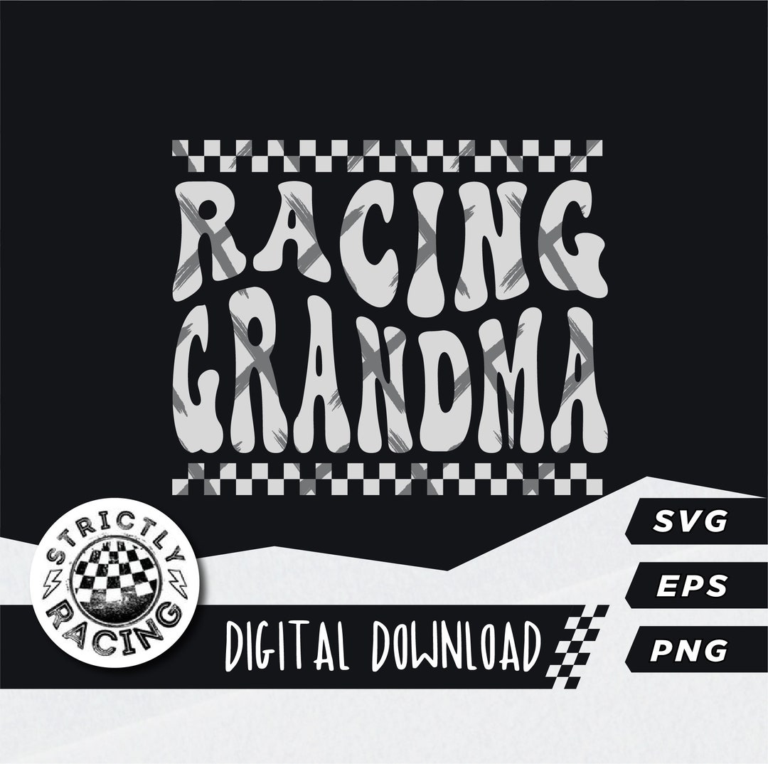 Racing Grandma SVG Dirt Bike Digital Design Cricut - Etsy