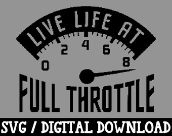 Full Throttle Svg - Etsy