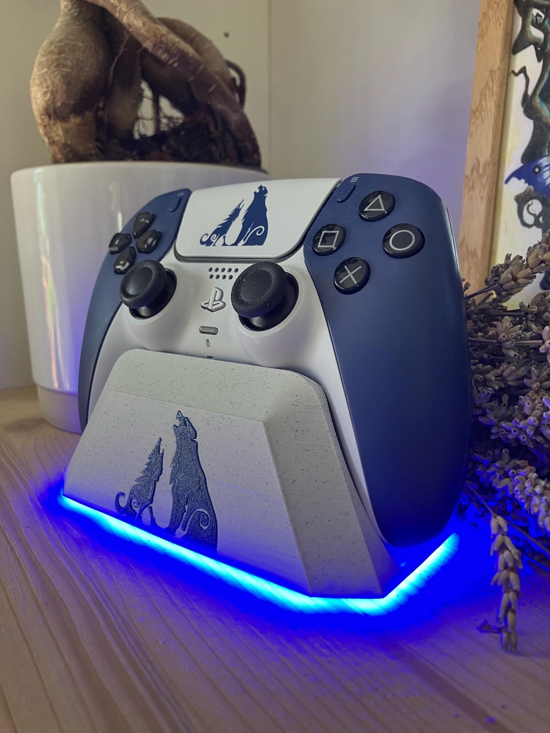 God of War Controller Stand - Playstation 5 With LED - Christmas Gift ...