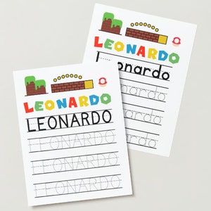 Personalized Name Tracing Practice, Digital Download, Preschool ...