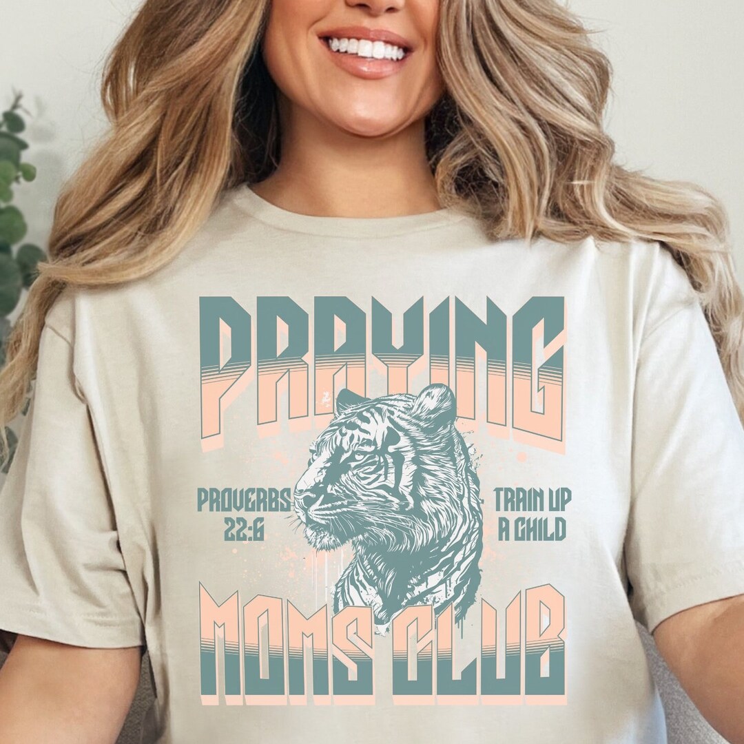 Praying Moms Club Shirt, Praying Moms, Christian Crewneck, Trendy ...