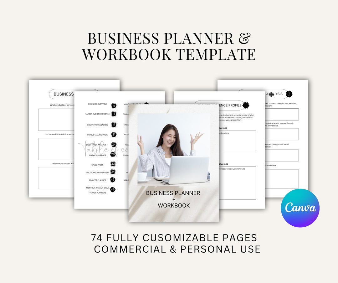 Small Business Planner Business Planner Template Commercial Use Planner ...