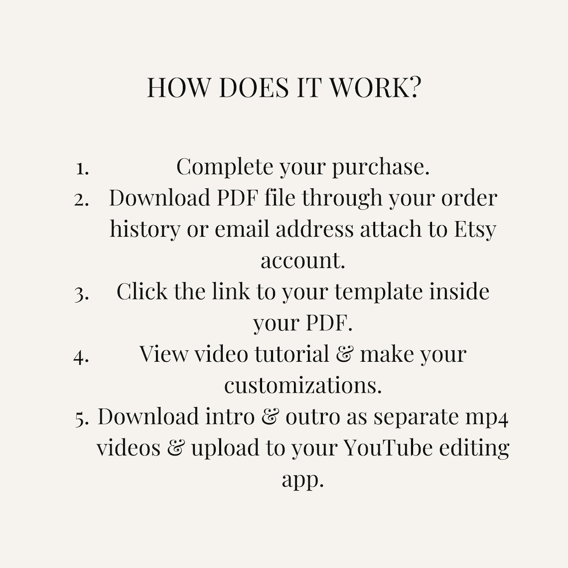 Youtube Intro Template Youtube Outro Template Customizable Youtube ...