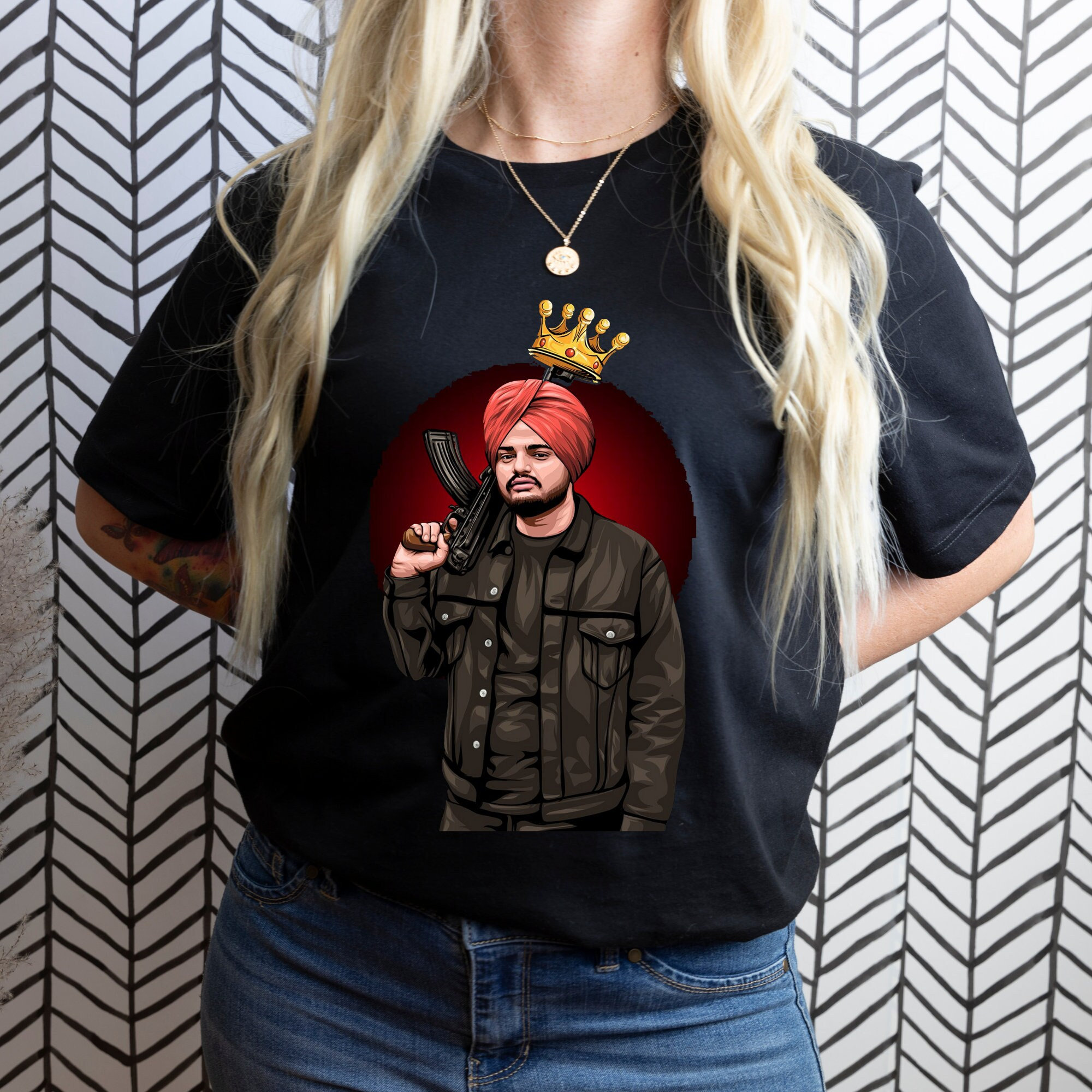 Sidhu MooseWala Shirt, RIP Sidhu Moose Wala 1993-2022 Rapper Shirt