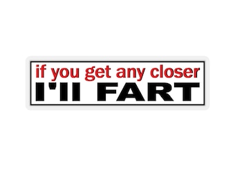 Fart Bumper Sticker - Etsy