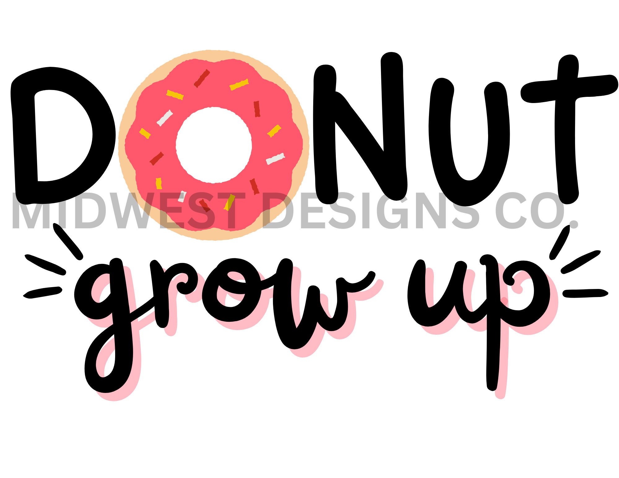 Donut Grow up PNG - Etsy