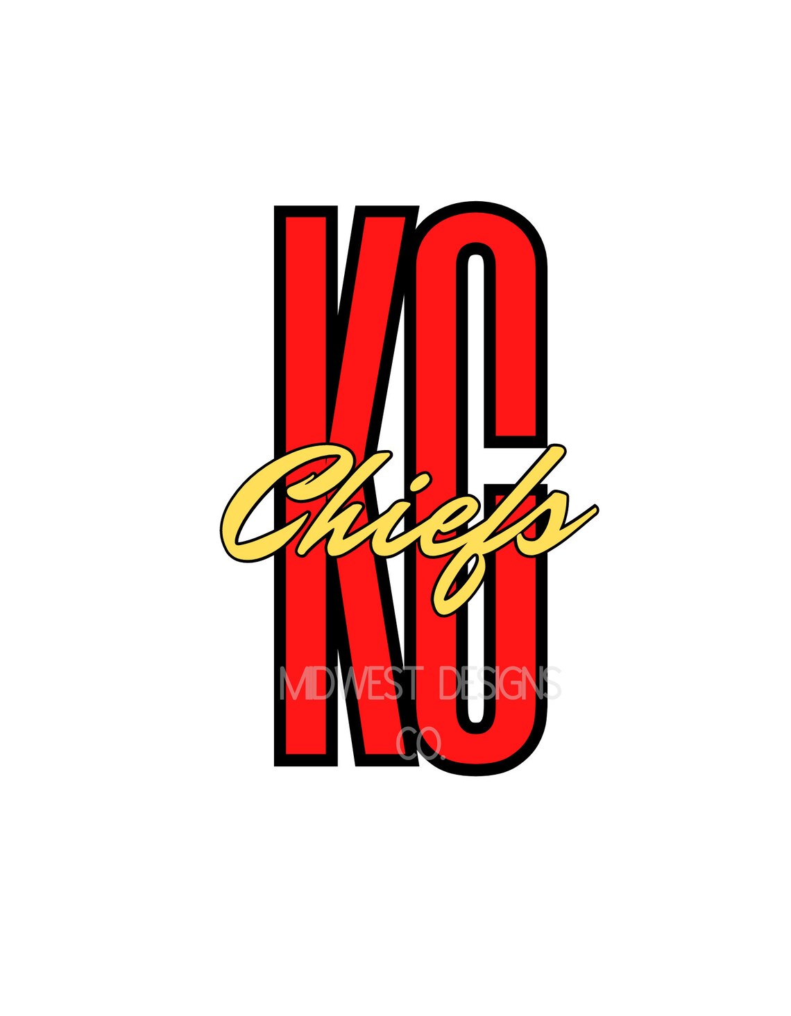 Kansas City Chiefs Sublimation Design. KC Chiefs Digital Download - Etsy