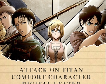 Attack on Titan Letter - Etsy