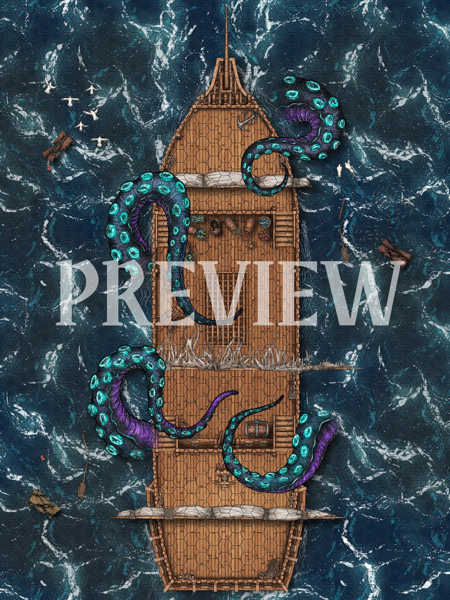 11 HD Water-themed Dnd Battlemaps, D&D, TTRPG, Battle Map, 5e, Roll20 ...