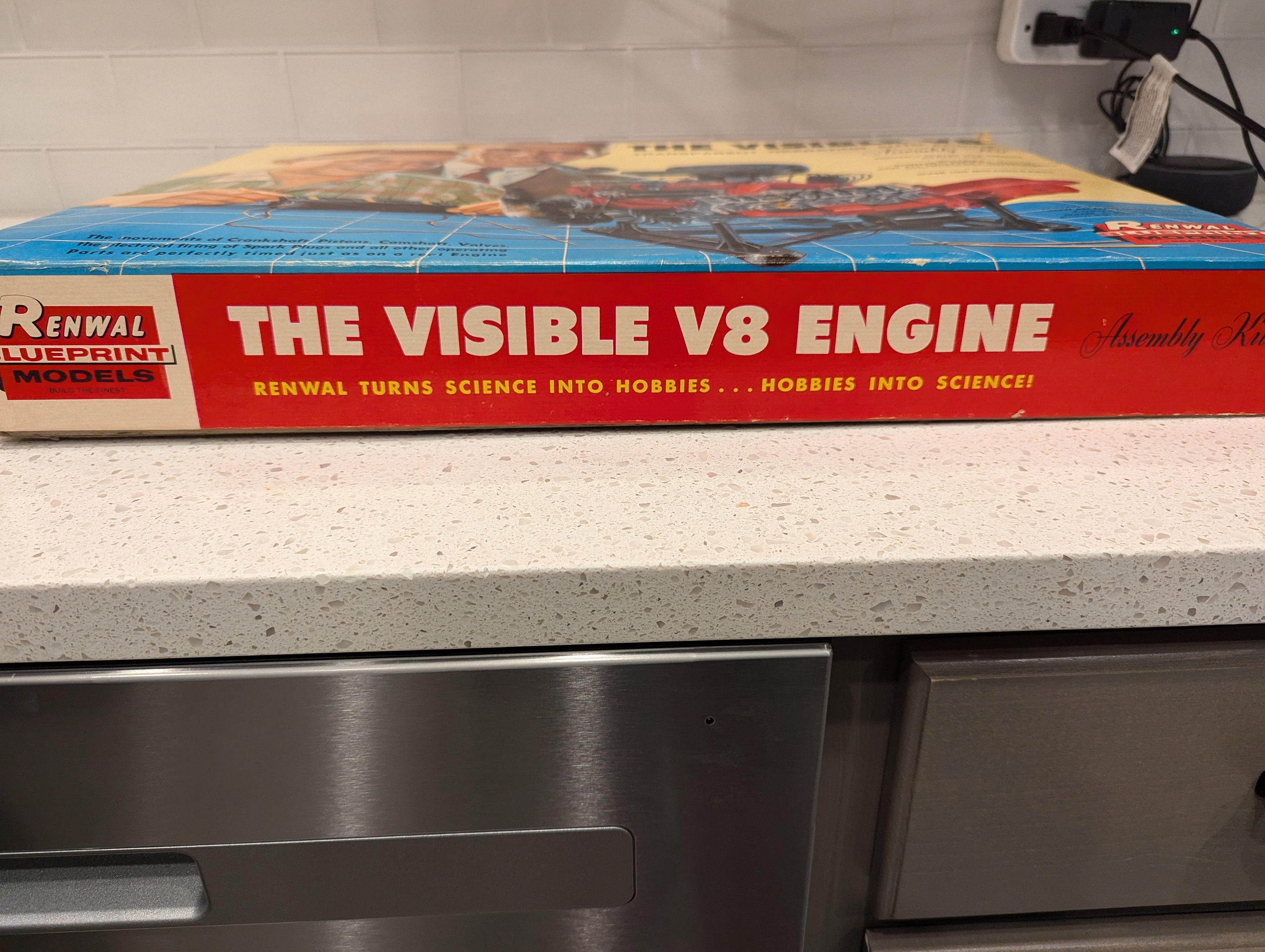 The Visible V8 Engine by Renewal Blueprint Models - Etsy