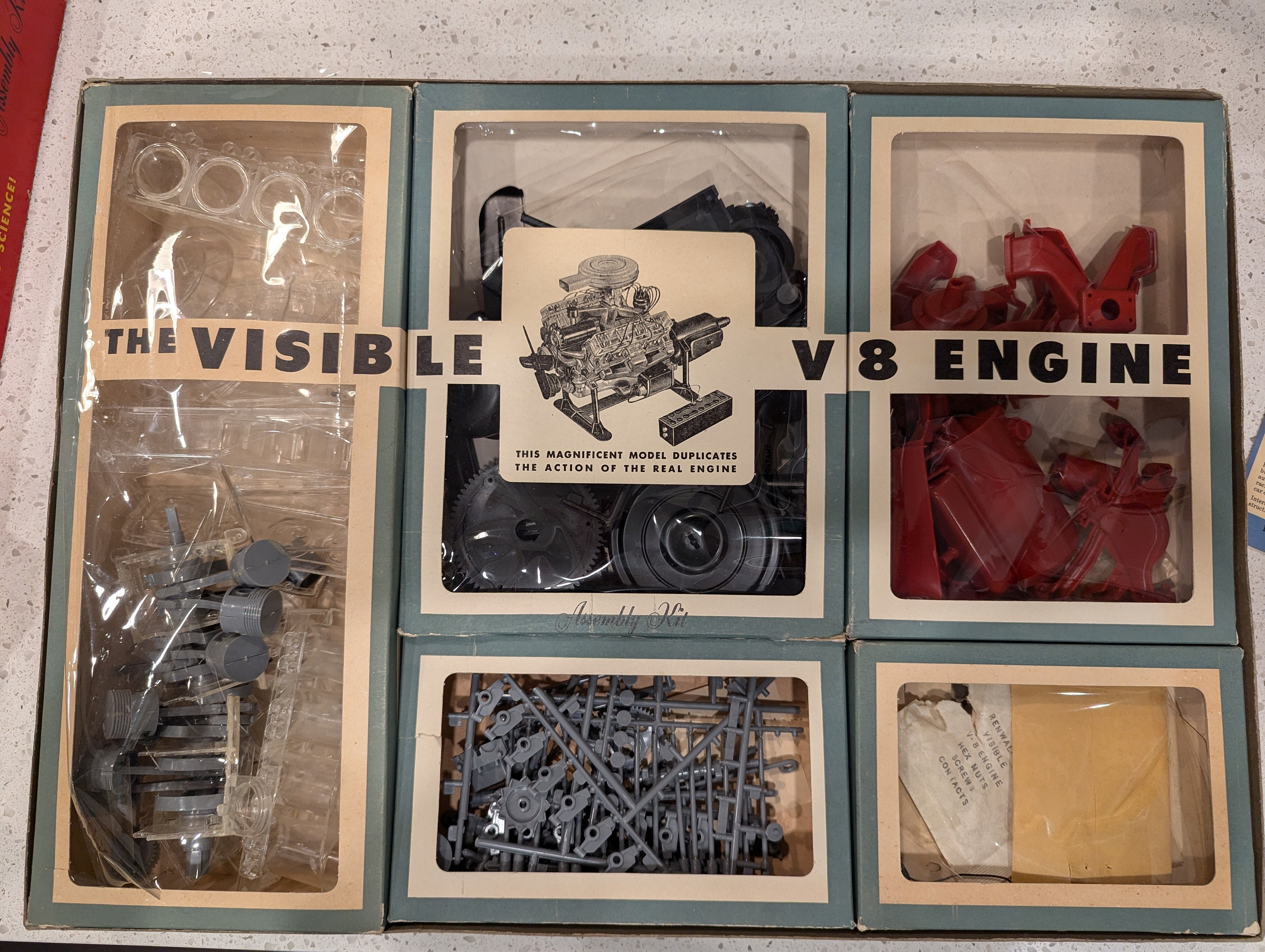The Visible V8 Engine by Renewal Blueprint Models - Etsy