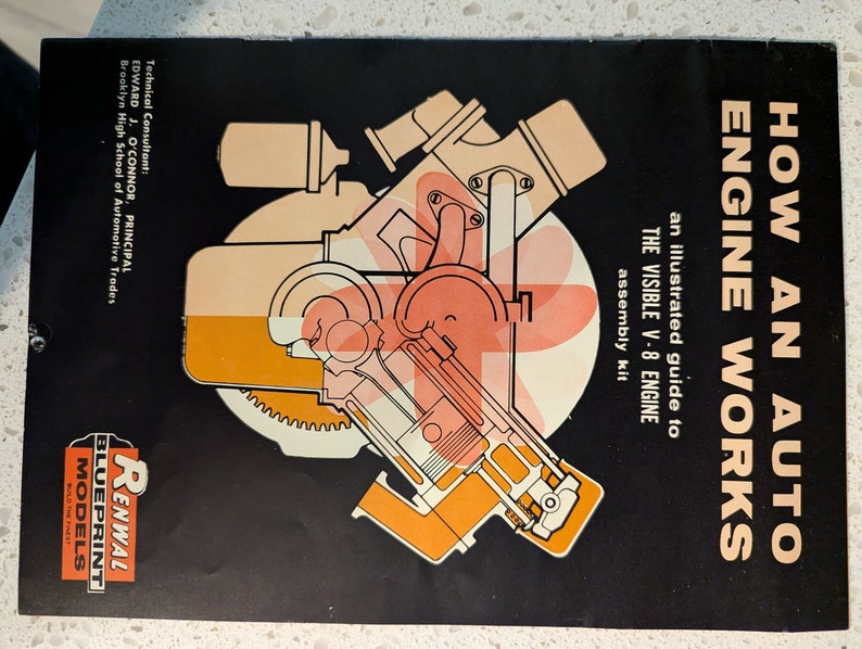 The Visible V8 Engine by Renewal Blueprint Models - Etsy