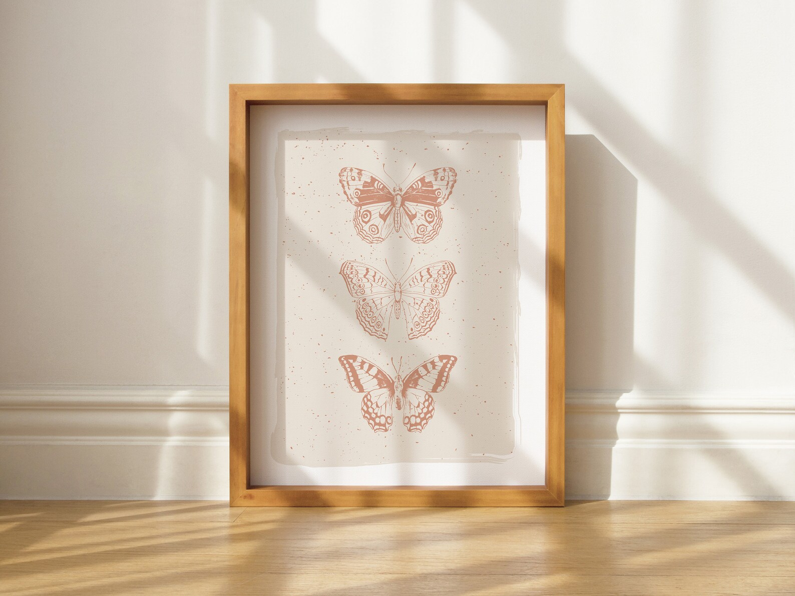 Butterfly Art Print, Boho Butterflies, Boho Girl's Nursery, Girl's Room ...