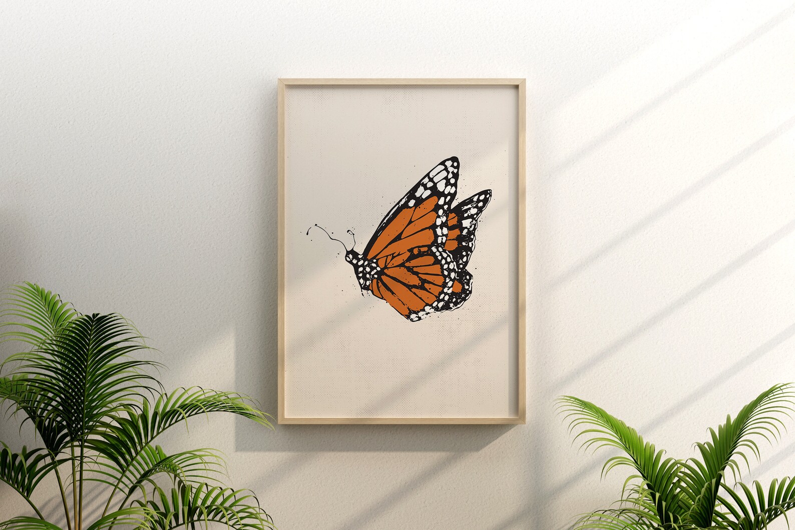 Monarch Butterfly Print, Monarch Printable, Boho Butterfly, Butterfly ...
