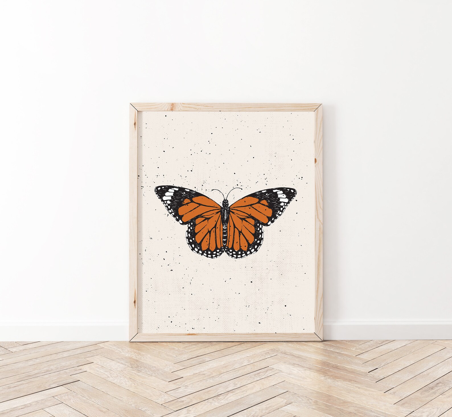 Monarch Butterfly Print, Monarch Printable, Boho Butterfly, Butterfly ...