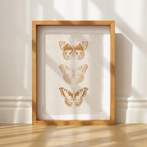 Neutral Butterflies, Boho Butterflies, Butterfly Poster Download, Dorm ...