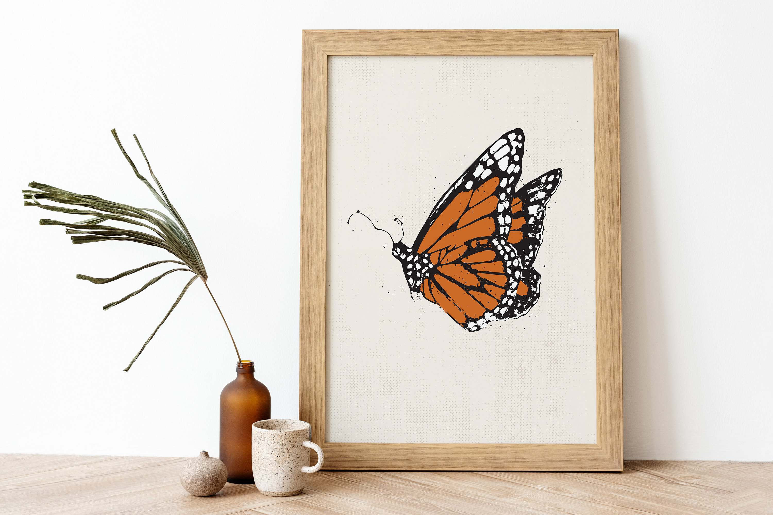 Monarch Butterfly Print, Monarch Printable, Boho Butterfly, Butterfly ...