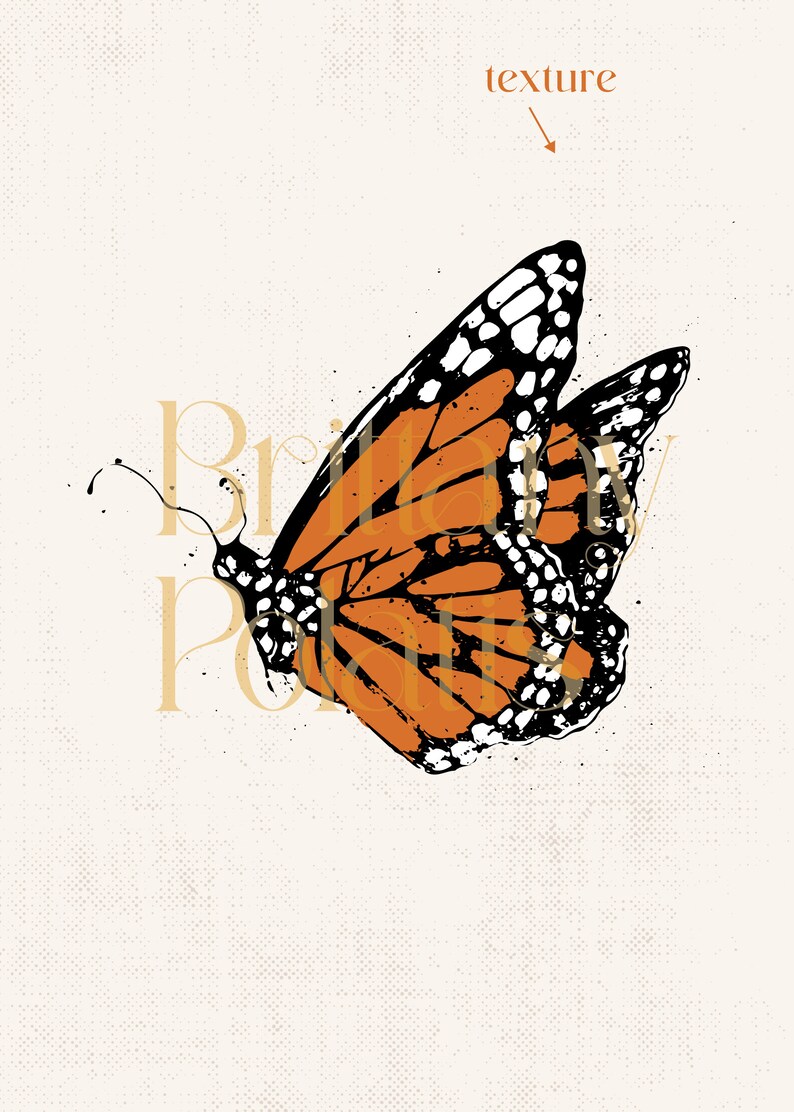 Monarch Butterfly Print, Monarch Printable, Boho Butterfly, Butterfly ...
