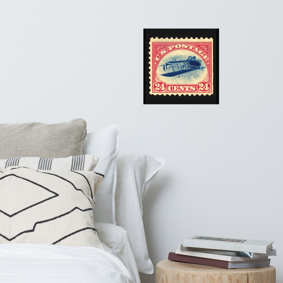 Inverted Jenny Stamp Poster Art Print Educational Collector - Etsy