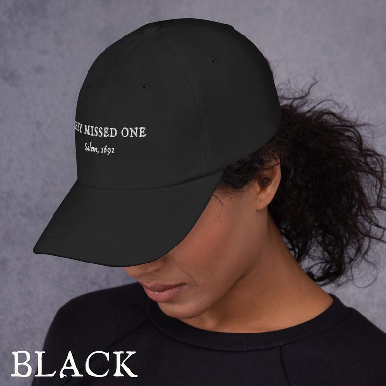 They Missed One Salem Witch Embroidered Hat, Custom Salem 1692 Hat ...
