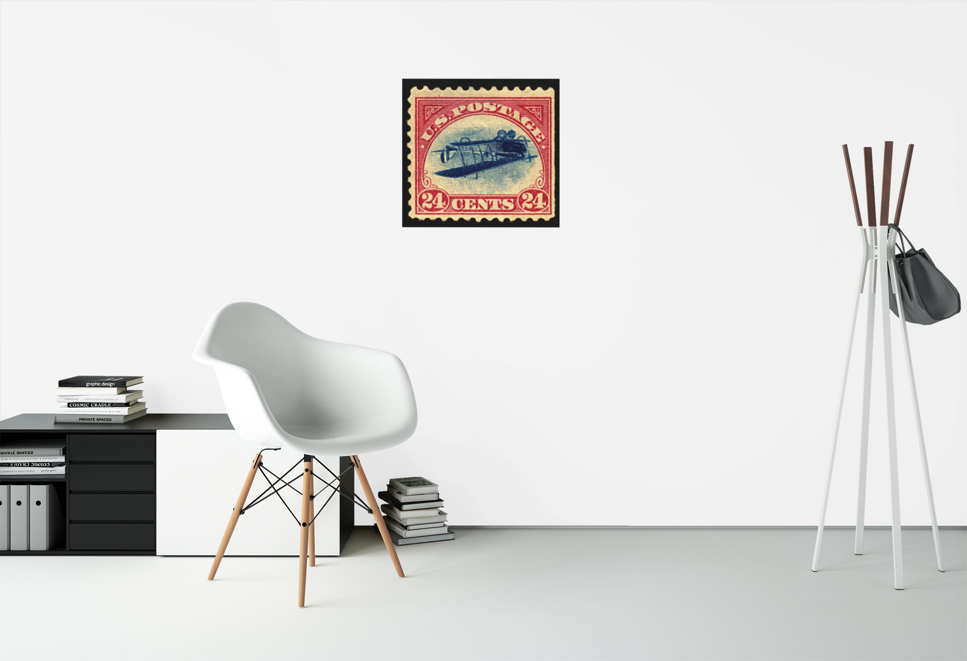 Inverted Jenny Stamp Poster Art Print Educational Collector - Etsy
