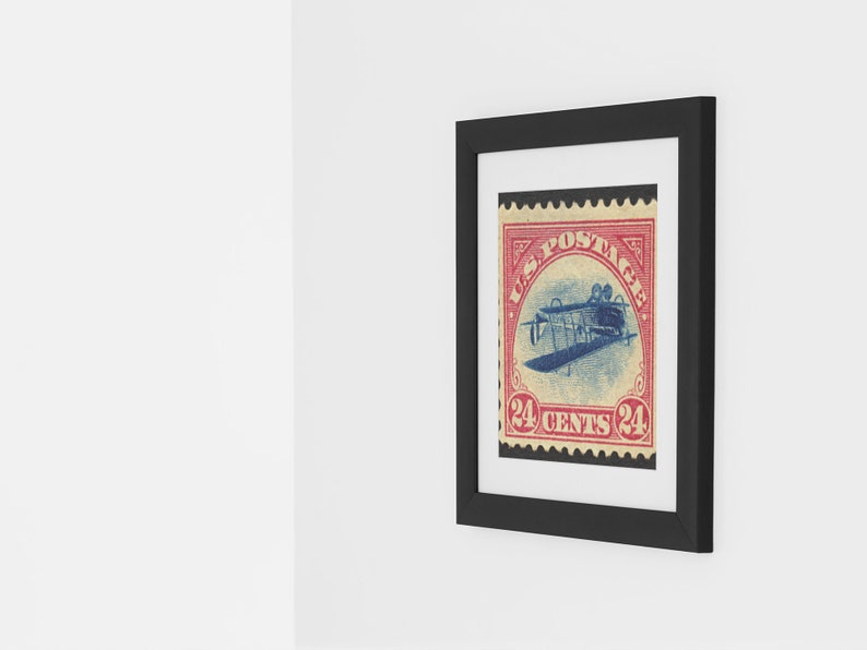 Inverted Jenny Stamp Poster Art Print Educational Collector - Etsy