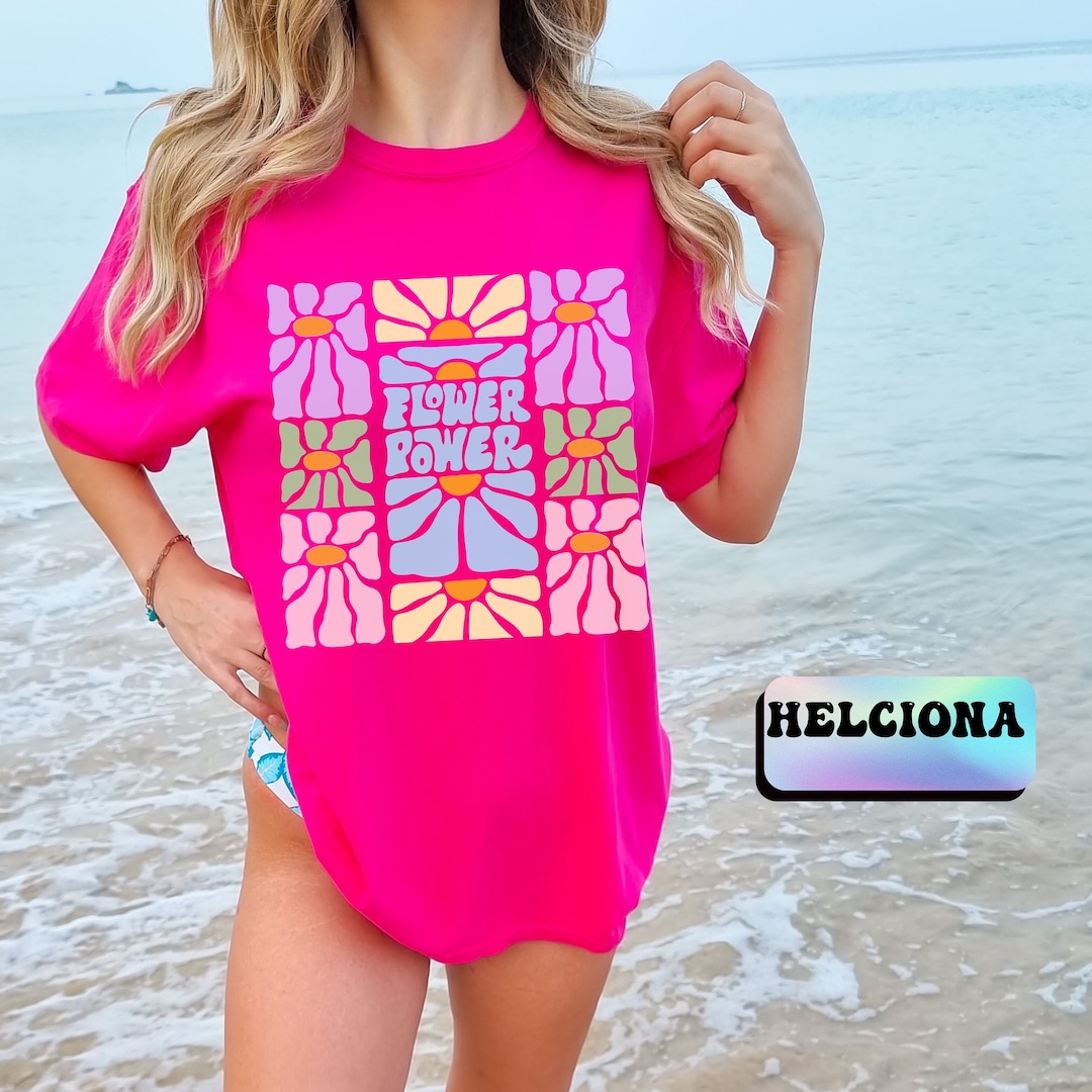 Groovy Wild Flower Shirt, Flower Power Tee, Retro Hippie Shirt, Boho ...