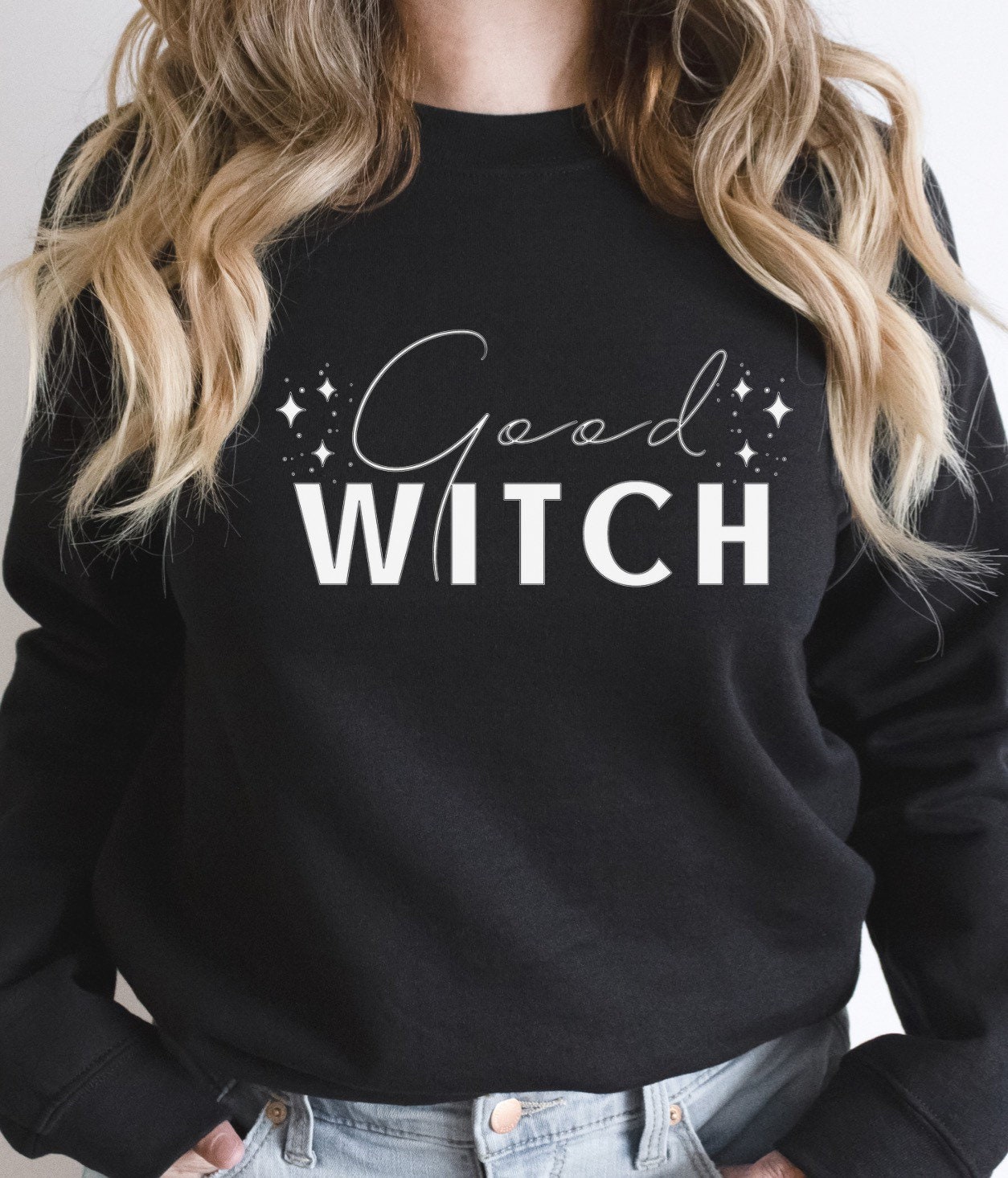 Good Witch Halloween Sweatshirt, Bad Witch Sweatshirt, Witchy Crewneck ...