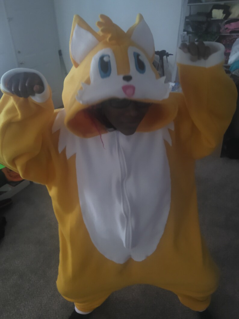 Tails Inspired Onesie Form Sonic the Hedgehog - Etsy
