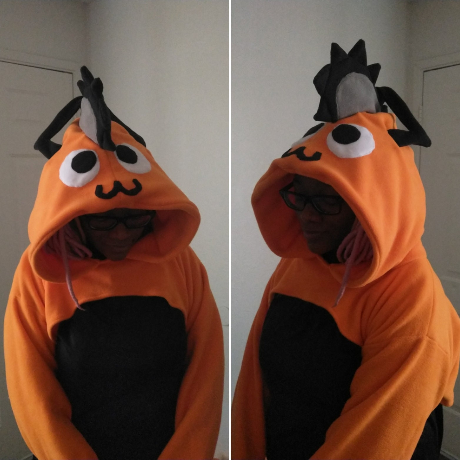 Orange Tool Anime Dog Crop Top Jacket - Etsy