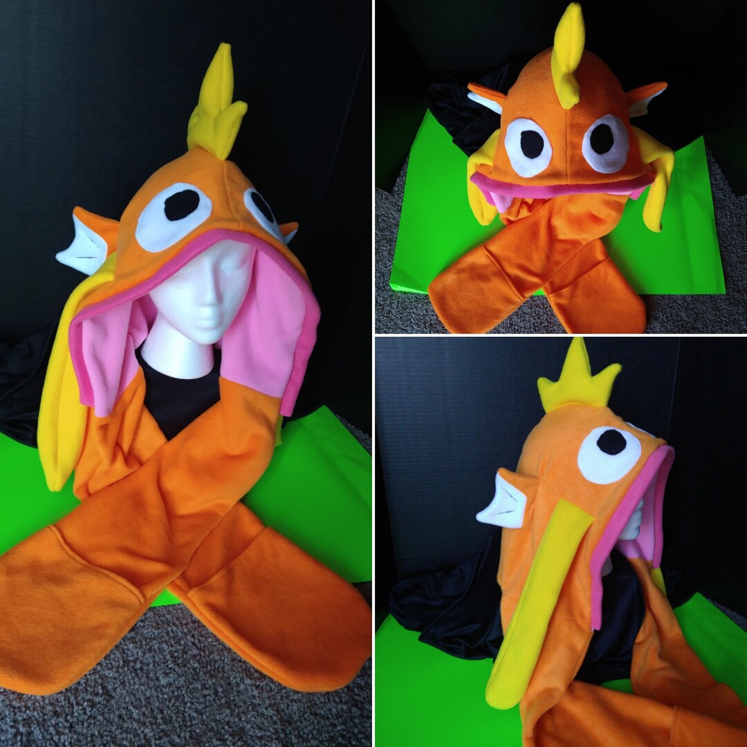 Magikarp Inspired Pokemon Scoodie Hat Hoodie - Etsy