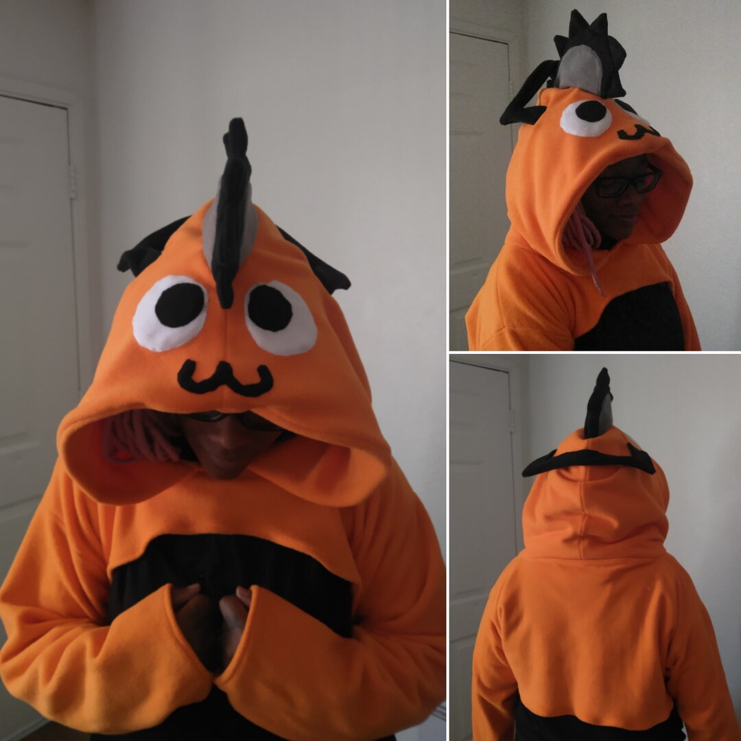 Orange Tool Anime Dog Crop Top Jacket - Etsy