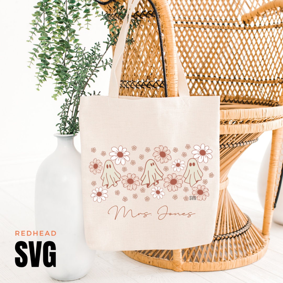 Boho Ghost Halloween Full Wrap Cutting File for Libbey 16oz - Etsy