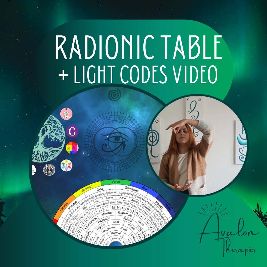 Quantum Radionic Table With Light Codes Video - Etsy