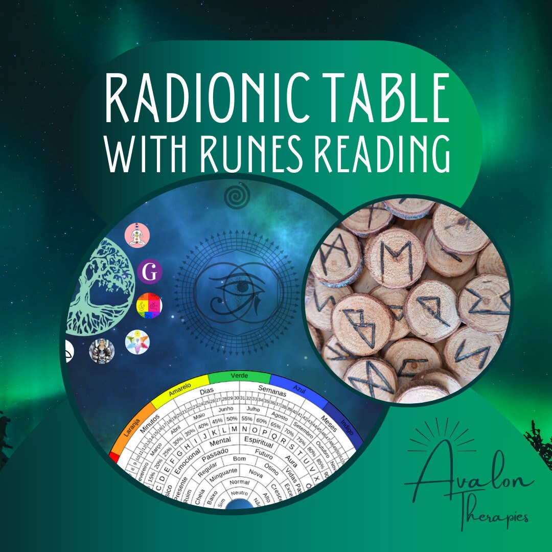 Quantum Radionic Table With Runes Reading - Etsy UK