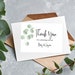 Eucalyptus Thank You Card Template, Editable Digital Thank You Card ...