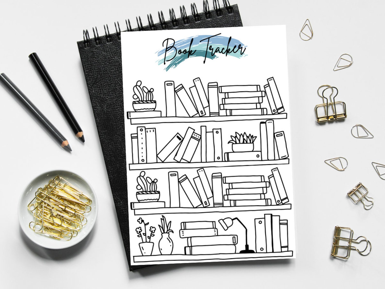 Printable Book Tracker, Bookshelf Tracker, Reading Log, Printable Book ...