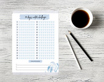 Hydration Tracker Printable | Daily Water Intake Log | Digital Download ...