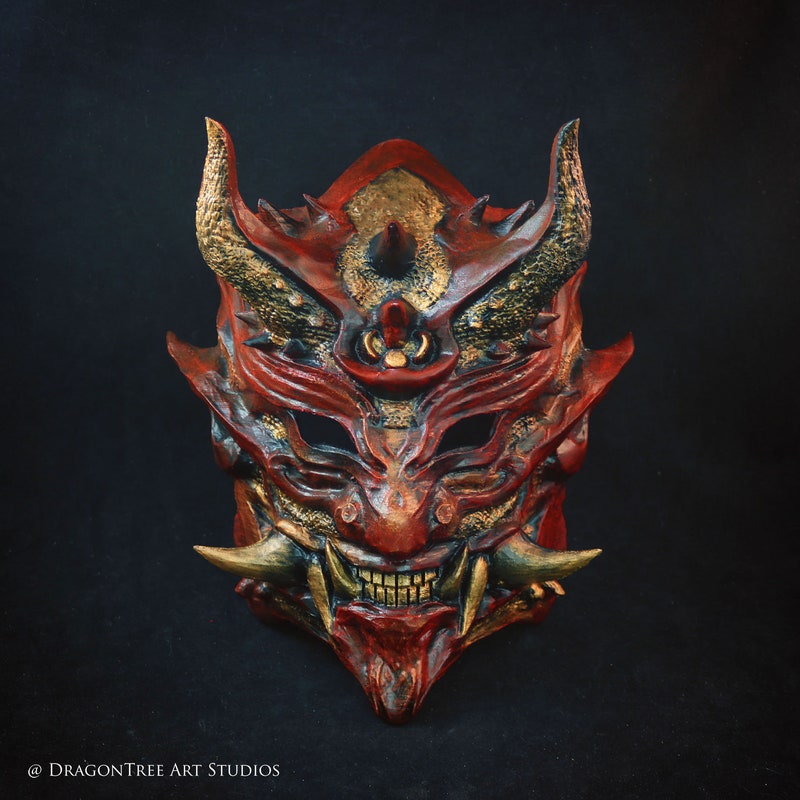 Oni Mask - Etsy