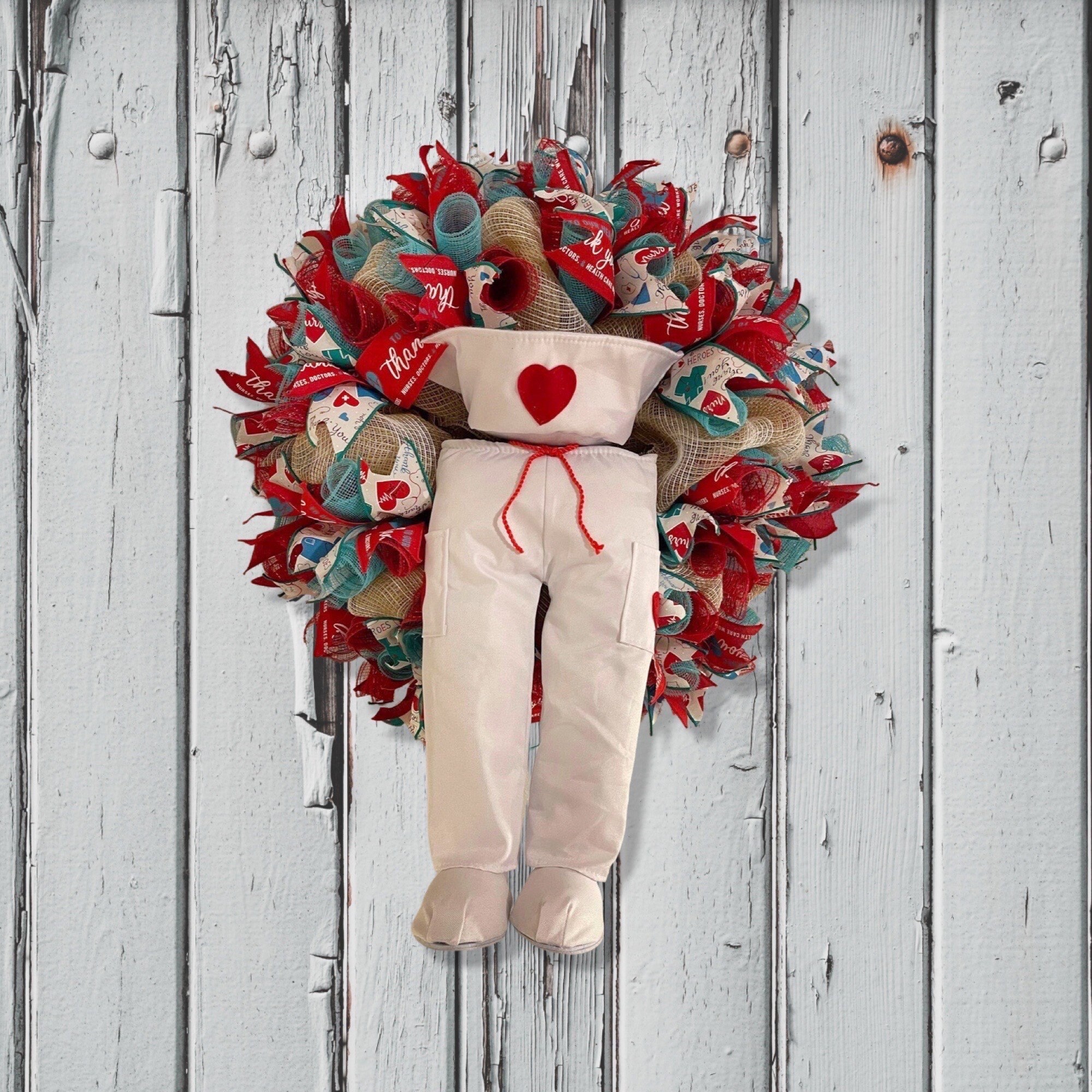 Nurses Week Wreath - Etsy
