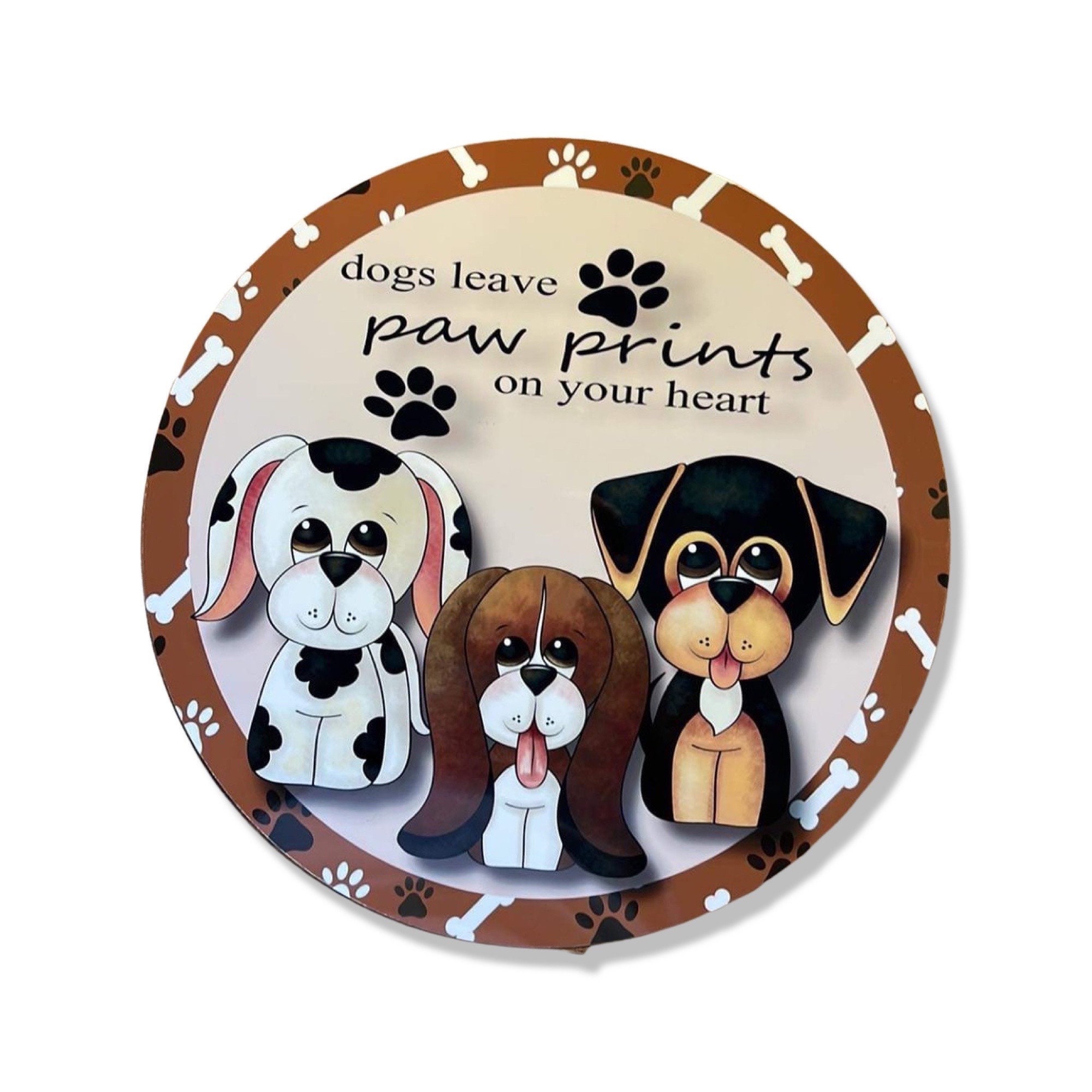 Dogs Leave Paw Prints on Your Heart - Etsy